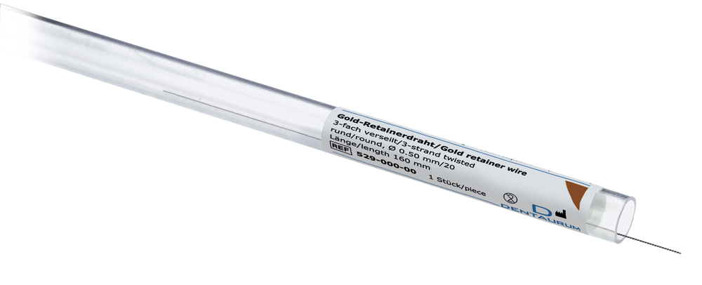 Fil de contention en or, 3 brins torsadés, ø 0,50 mm / 20 - Boutique en ...